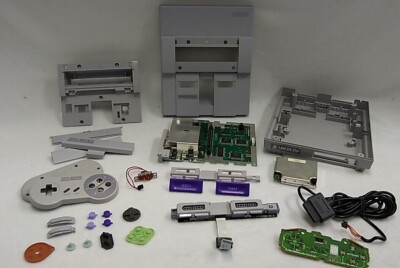 Super Nintendo SNES Original Console/Controller PARTS ONLY - PICK AND ...
