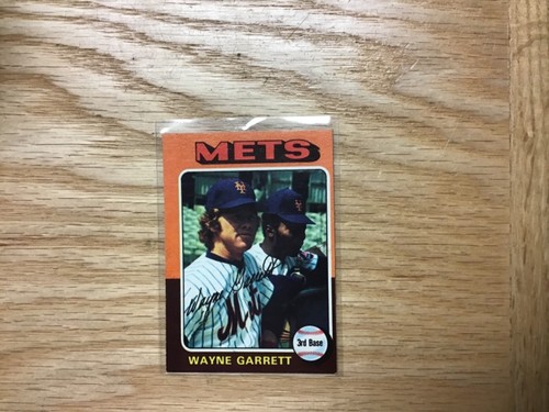 1975 Topps Baseball Wayne Garrett New York Mets Card #111 | eBay