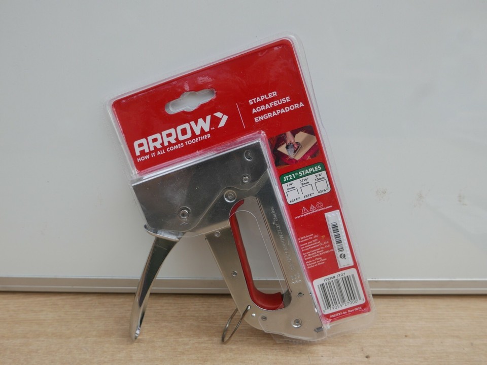 ARROW JT27 LIGHT DUTY STAPLER STAPLE TACKER GUN IDEAL FOR CRAFTS ETC ...
