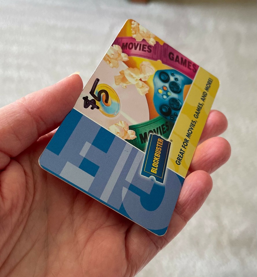 Vintage BLOCKBUSTER Video Store 2004 Gift Card - NO value | eBay