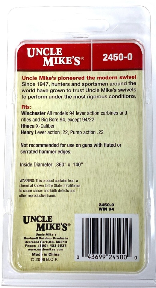 Uncle Mike's Winchester 94 Big Bore 94 Henry 22 LR Hammer Extension ...