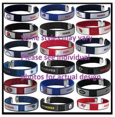 NFL Football Team Color Fan Band Ribbon Bracelets - Pick your team! | eBay