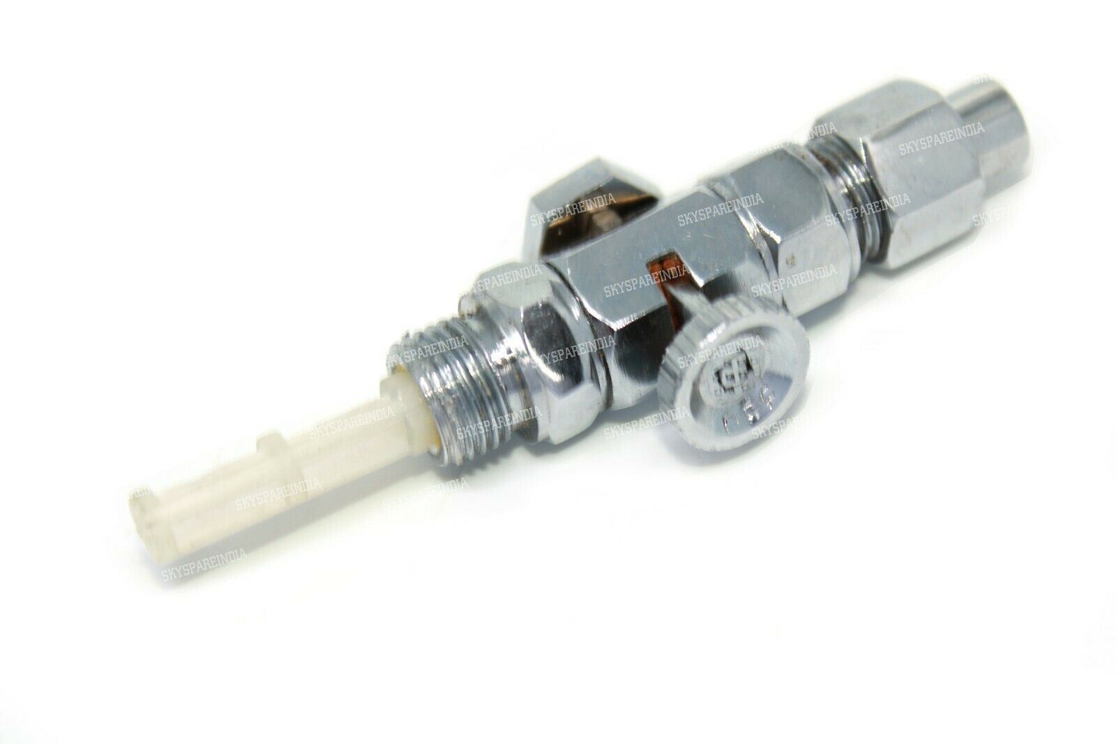 Push Pull 1/4" Fuel Petcock Petrol Tap For Bsa Ajs Ariel Triumph Norton ...