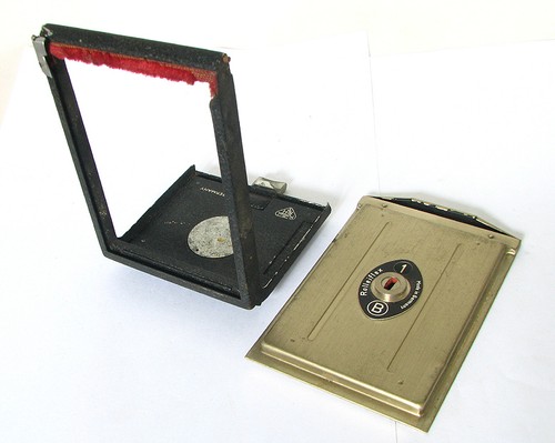 Rolleiflex Cut Film PLate Adapter Back / Door With Film Plate Holder | eBay