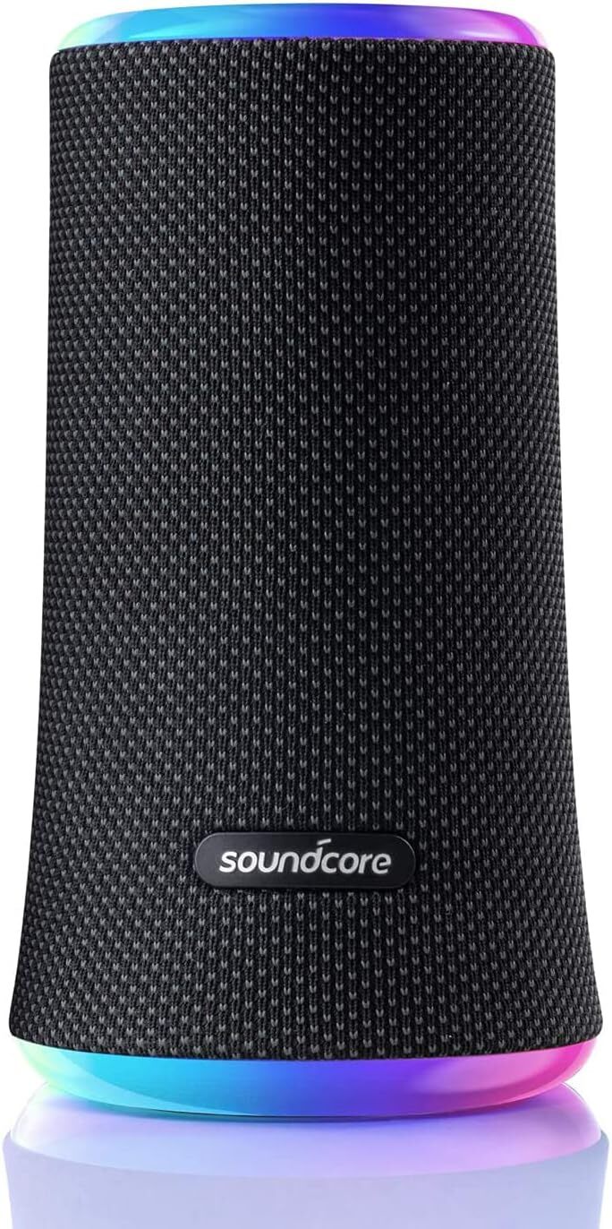 Soundcore Flare 2 LED Bluetooth Speaker 360° Sound PartyCast Waterproof ...