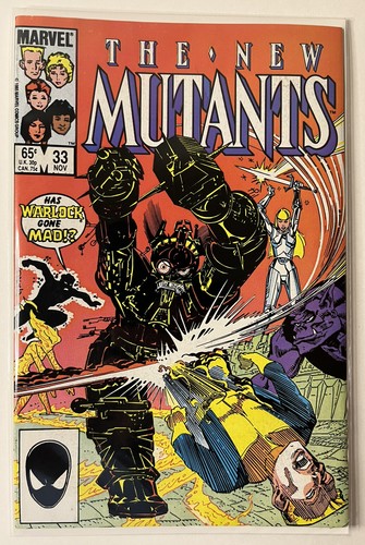 The New Mutants #33 November 1985 Warlock Marvel Comics Copper Age | eBay