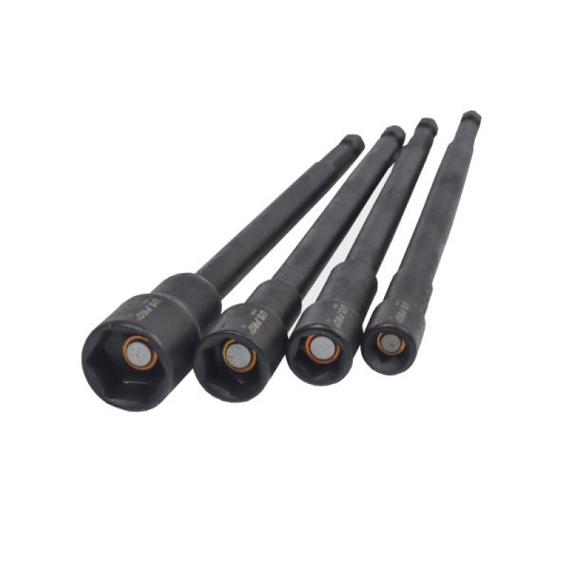 8pc Magnetic Impact Nut Driver Socket Set Long Reach 6mm/13mm 1/4" Hex ...