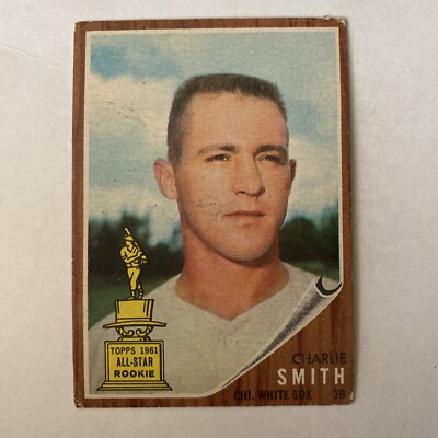 1962 Topps Baseball Charlie Smith Chicago White Sox Card #283 | eBay