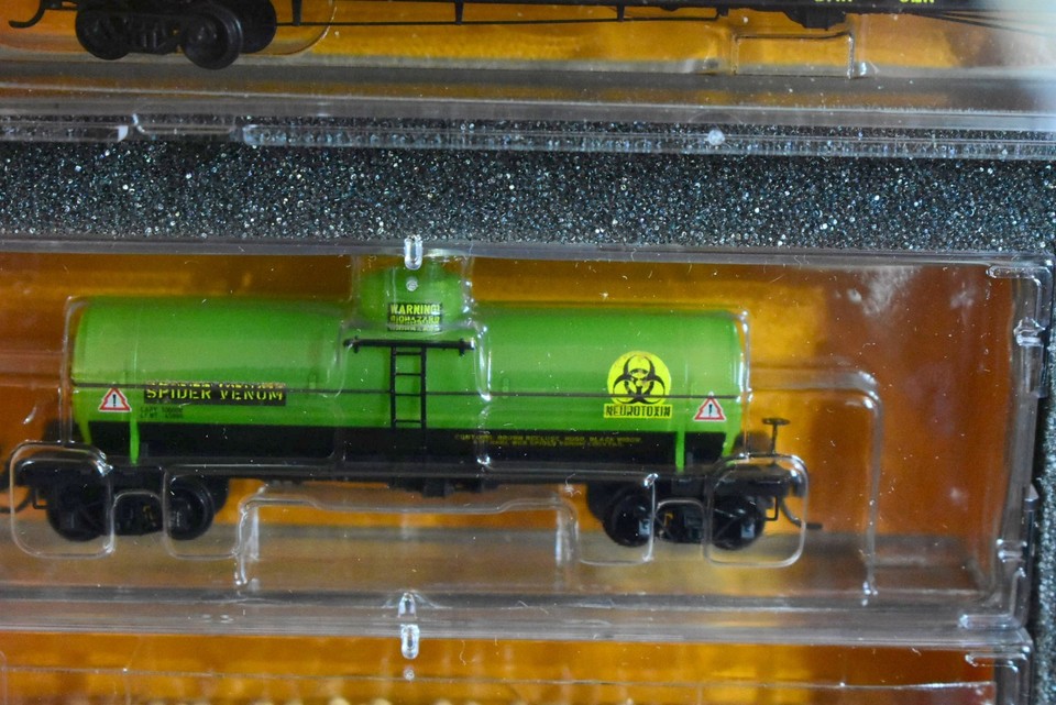 N Scale Micro Trains 993 21 350 Hobo Spider Express Halloween Train Set ...
