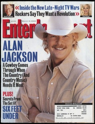 MARCH 15 2002 ENTERTAINMENT WEEKLY, ALAN JACKSON, DAVID LETTERAN, GWEN ...