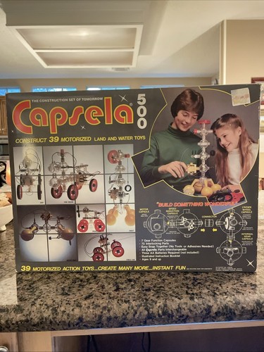 Vintage 1978 Capsela 500 The Construction Set of Tomorrow *Great ...