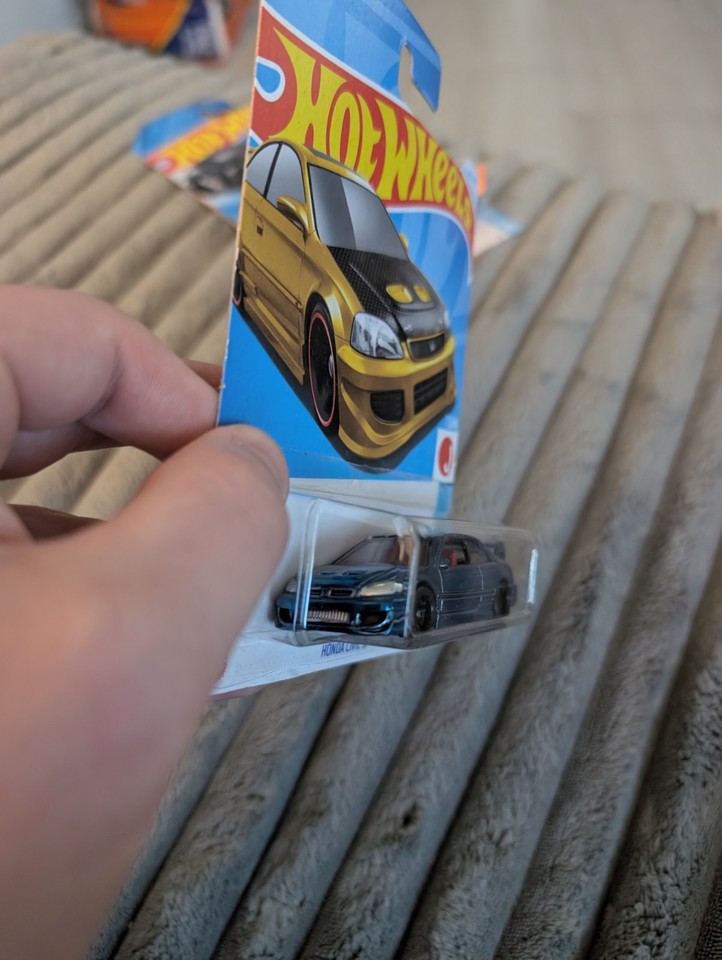 Hot Wheels Honda Civic SI Super Custom Treasure Hunt Spectraflame Paint ...