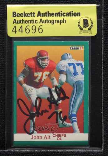 BAS 1991 Fleer John Alt #88 Authentic Auto | eBay
