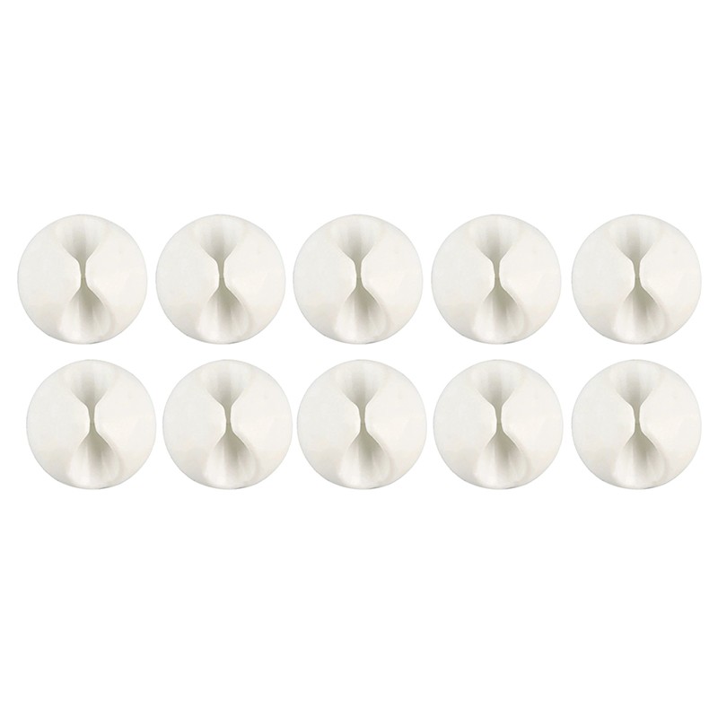 10Pcs Cable Organizer Cable Clip Desk Tidy Organiser Cable Winder Wire ...