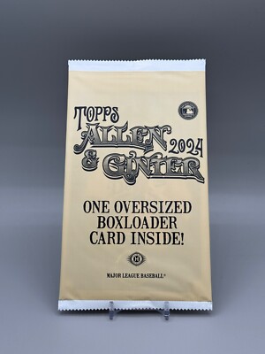 2024 Topps Allen and Ginter Oversized BoxLoader Topper Pack SEALED ...