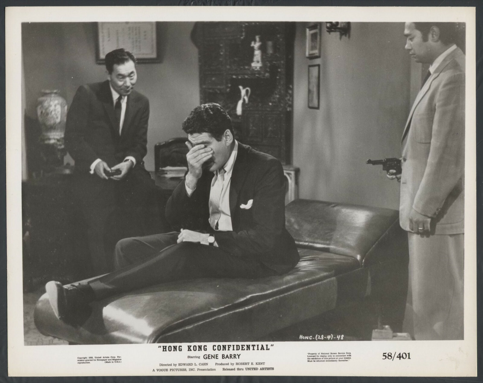 @Col Hong Kong Confidential ’58 PHILIP AHN GENE BARRY MEL PRESTIDGE | eBay