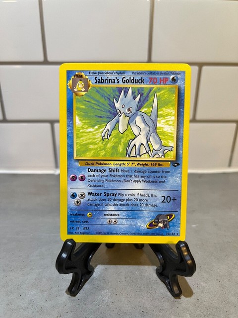 Pokémon TCG Sabrina's Golduck Gym Challenge 30 Regular 1st Edition Rare ...