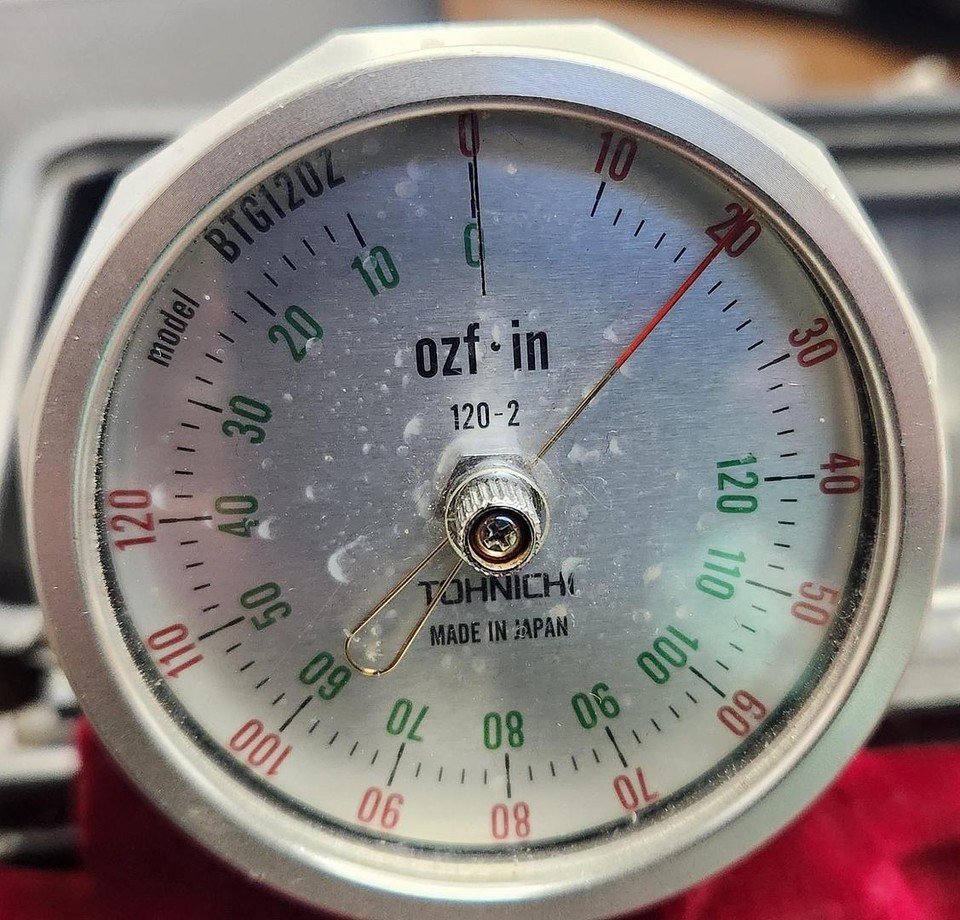 Tohnichi BTG120Z Dial Indicating Torque Gauge 120 Ozf-in - GHA-108 | eBay