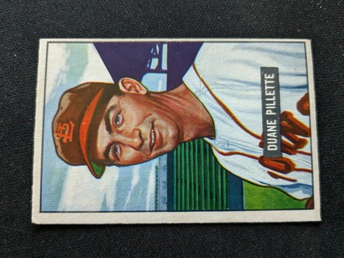 1951 Bowman Baseball Card # 316 Duane Pillette - St. Louis Browns RC ...