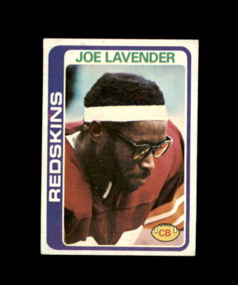 1978 TOPPS FOOTBALL CARD WASHINGTON REDSKINS #256 JOE LAVENDER | eBay