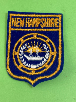 New Hampshire ~ Embroidered Iron On Patch ~ 2-1/2" x 2" | eBay
