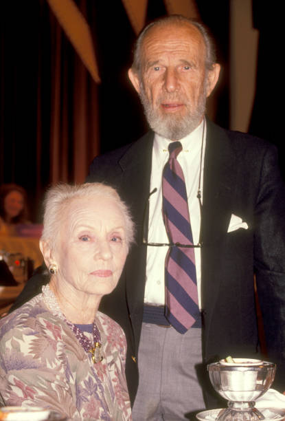 Actress Jessica Tandy Actor Hume Cronyn at the 15th Women in F- 1991 ...