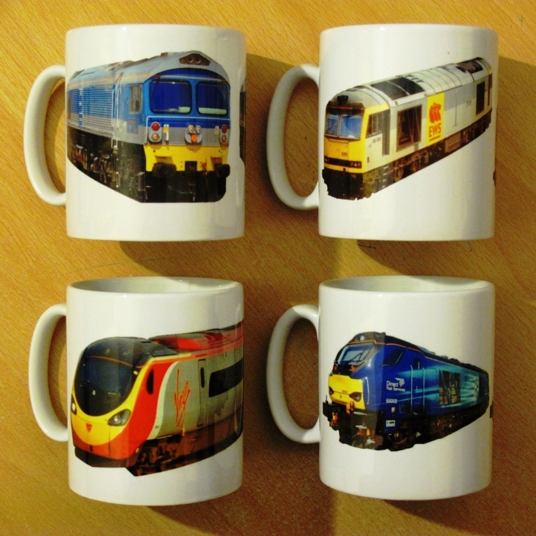 Loco Fleet Railway Mugs | Locomotive Collection Train Cups | Great Gift ...