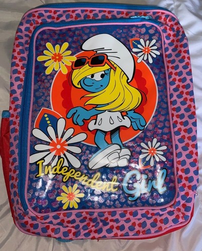 Smurfette Backpack - Independent Girl Design - Red - Brand New - Free ...
