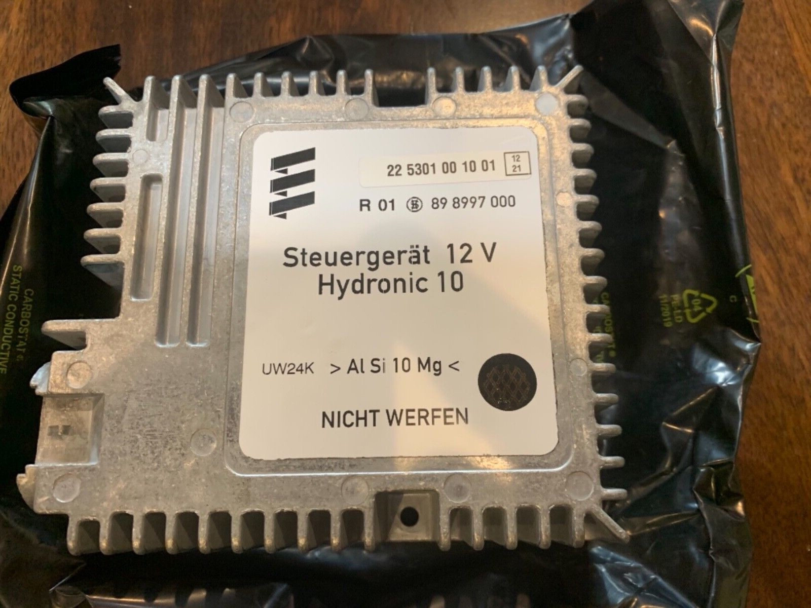 Espar Eberspacher D10W 12v Control Unit With Temp Senders And Gasket ...