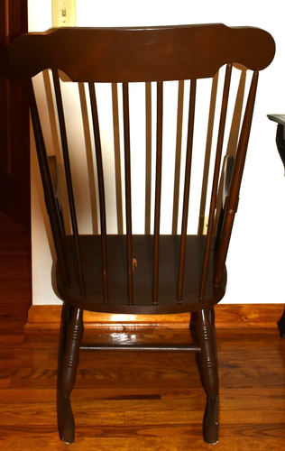 Antique Bent Wood Windsor Colonial Rocking Chair Rocker 40.5 " Tall | eBay