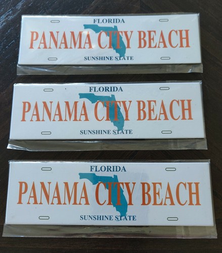 3 Panama City Beach Florida 6x2 Inch Souvenir Magnets for Car, Fridge ...