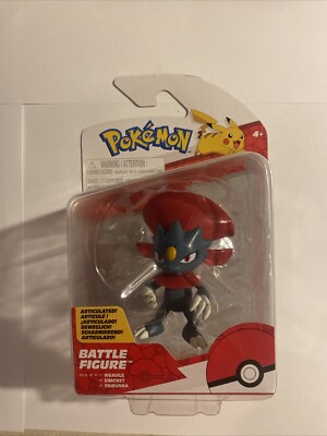 NEW Jazwares 95025 Pokemon Weavile Battle Action Figure | eBay