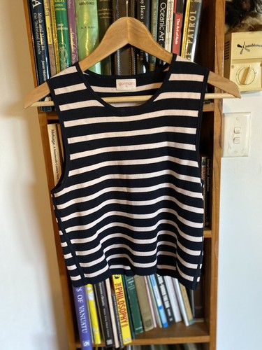 GORMAN Blue White Stripe Sailor Top Knit | eBay Australia