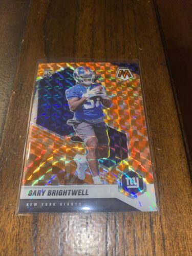 2021 Mosaic REACTIVE ORANGE PRIZM #377 Gary Brightwell RC GIANTS | eBay