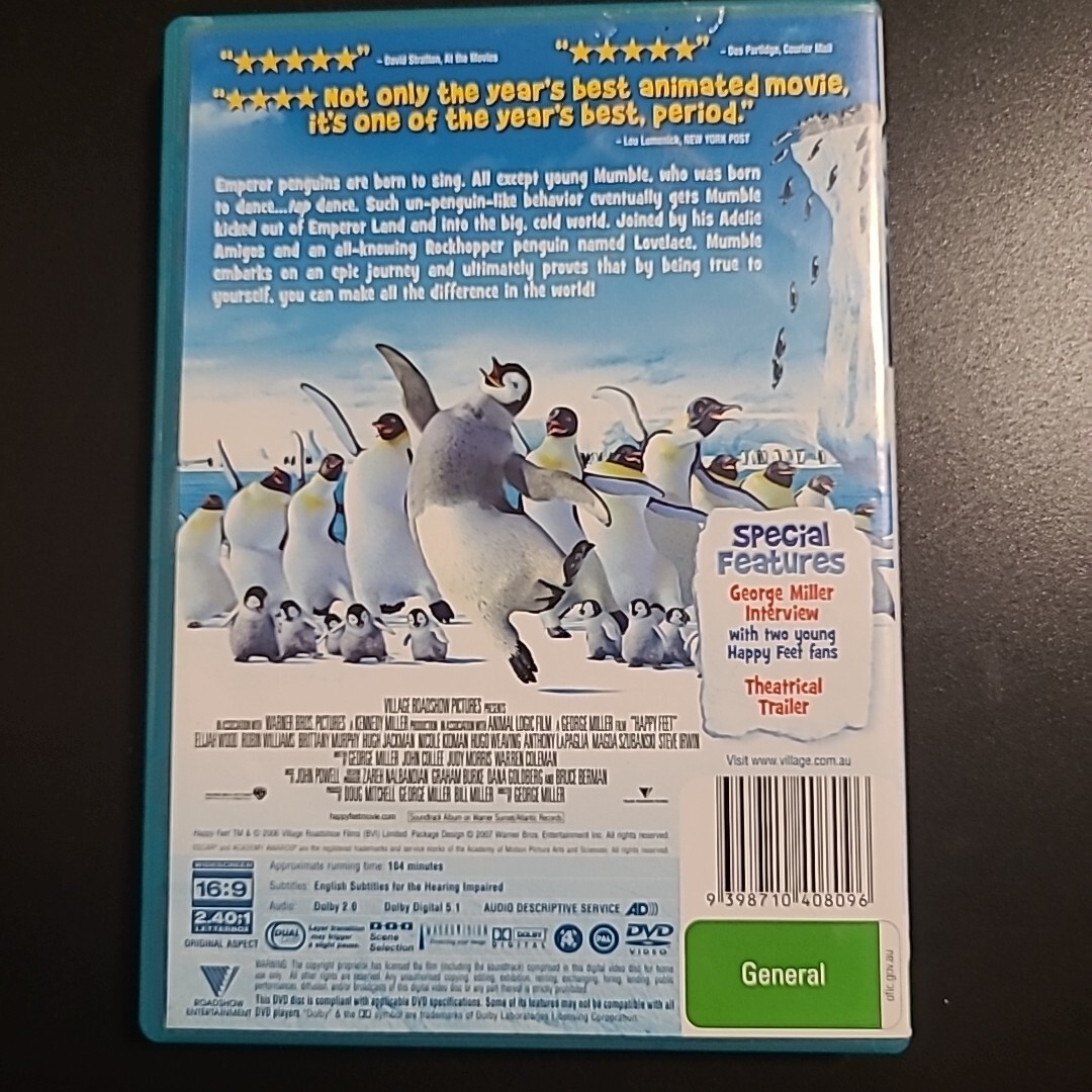 Happy Feet (DVD, 2006) 9398710408096 | eBay