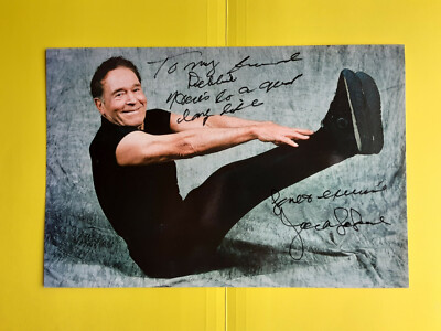 Jack Lalanne Fitness Guru, Inventor of Juicer, Signed Autographed 6X9 ...