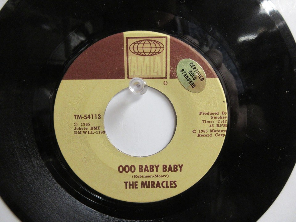 💥 💥 ' THE MIRACLES ' HIT 45+PICTURE [Ooo BABY BABY] 1965 !💥 💥 | eBay
