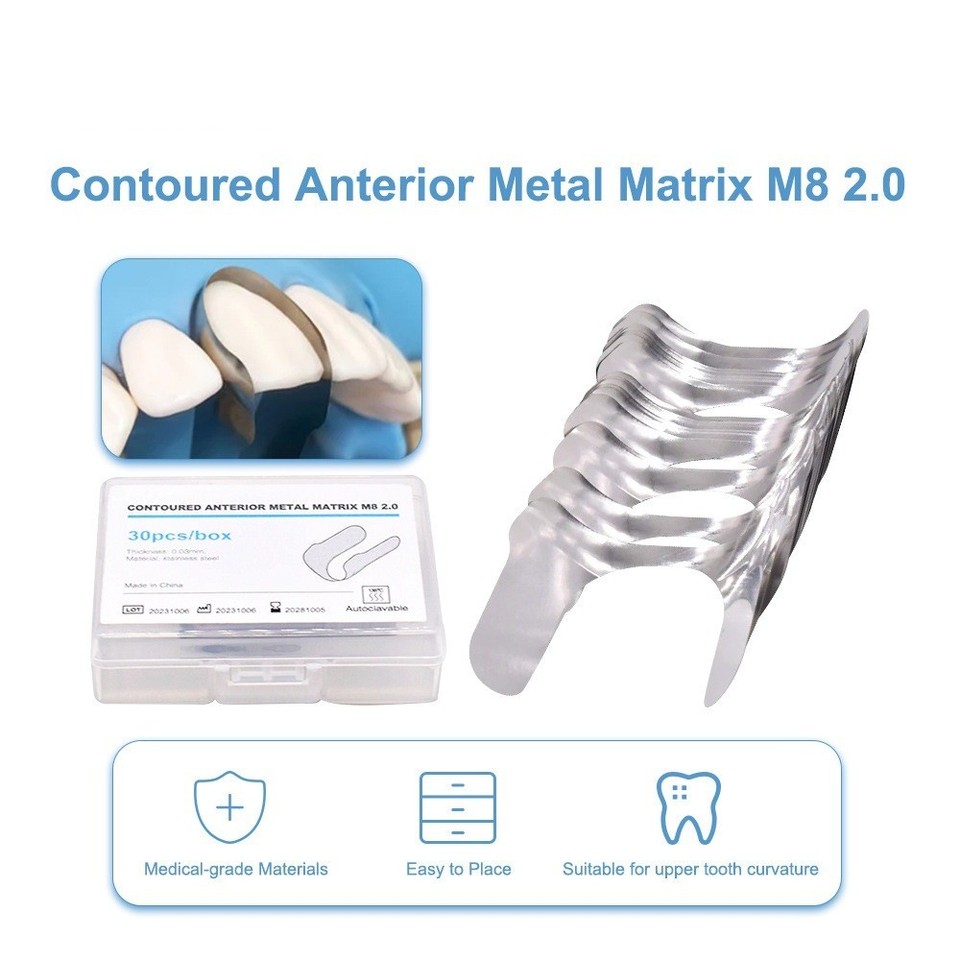 5BOX Dental Proximal Anterior Strips Twin Matrices Matrix Strip ...