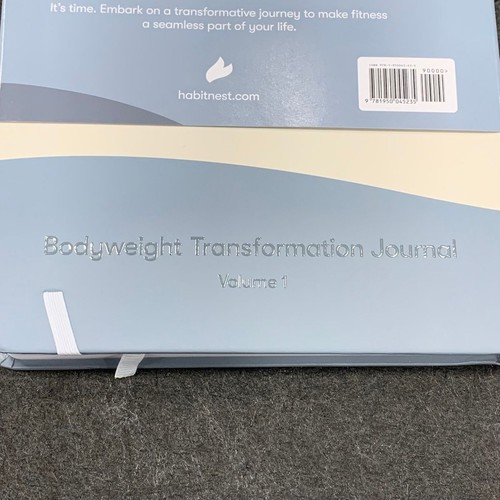 HABIT NEST Bodyweight Transformation Journal Volume I 9781950045235| eBay
