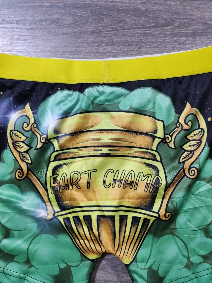 Fart Champ Underwear Large 36-38 Fun Novelty Fun Dad Grandpa Boxer ...