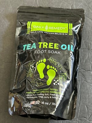 Tea Tree Oil Foot Soak with Epsom Salt - Made in USA - Dailey Remedy ...