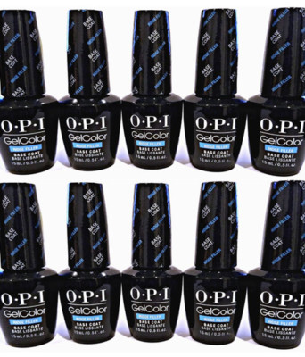 10pc OPI GelColor Ridge Filler Base Coat GC 013 Soak Off LED/UV Gel ...