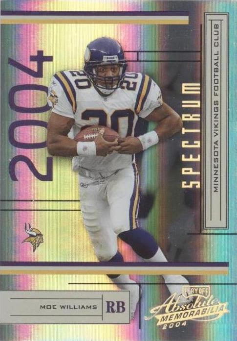 2004 Playoff Absolute Memorabilia - Moe Williams #77 Spectrum /100 for ...