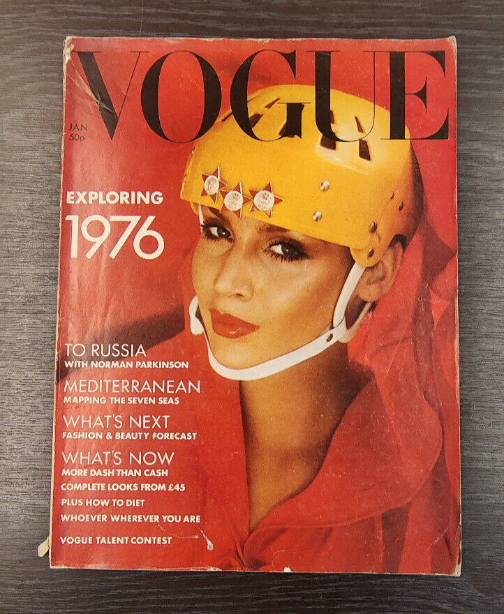 Jerry Hall Vogue Jerry Hall, Russia, Vogue, 1975, © Norman Parkinson
