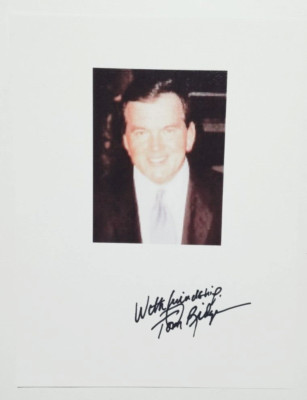 Tom Ridge REAL SIGNED 8.5x11" Photo COA Republican Governor Homeland ...