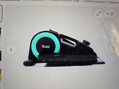 Cubii Jr. Desk Elliptical with Built in Display Monitor - Aqua ...