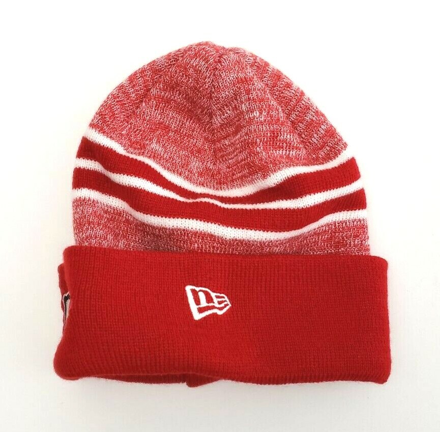 Kansas City Chiefs NFL New Era Cuffed Knit Skull Cap Red/White OSFM | eBay