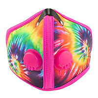 RZ MASK M2N Reusable Air Filtration Mask - Tie Dye Pink - Extra Large ...