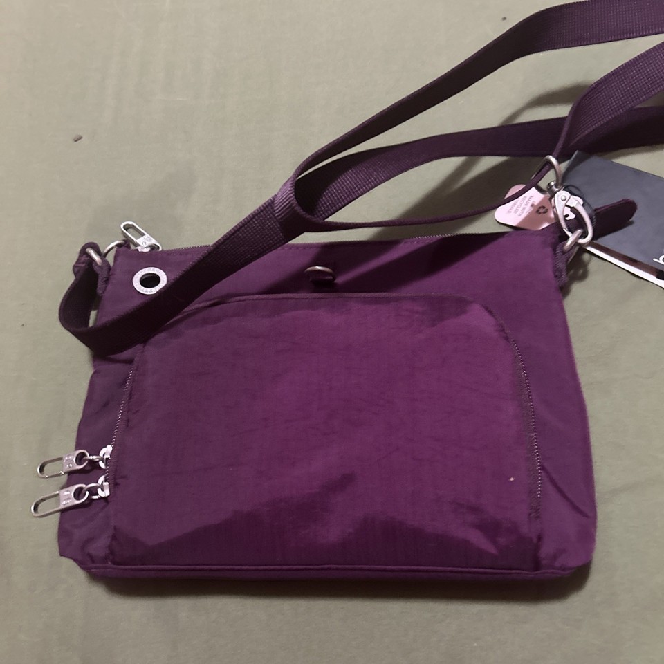 Baggallini Securtex Anti-Theft Memento Crossbody Bag | eBay