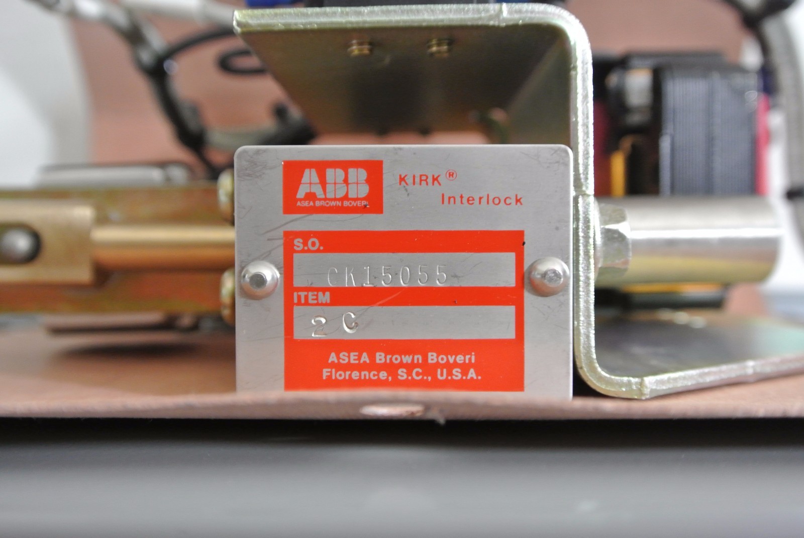 ABB Kirk Interlock Cat: CK105055 w/ key | eBay